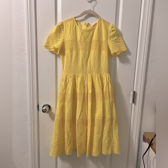 Rachel Parcell | Dresses | Rachel Parcell Yellow Eyelet Dress Xs | Poshmark